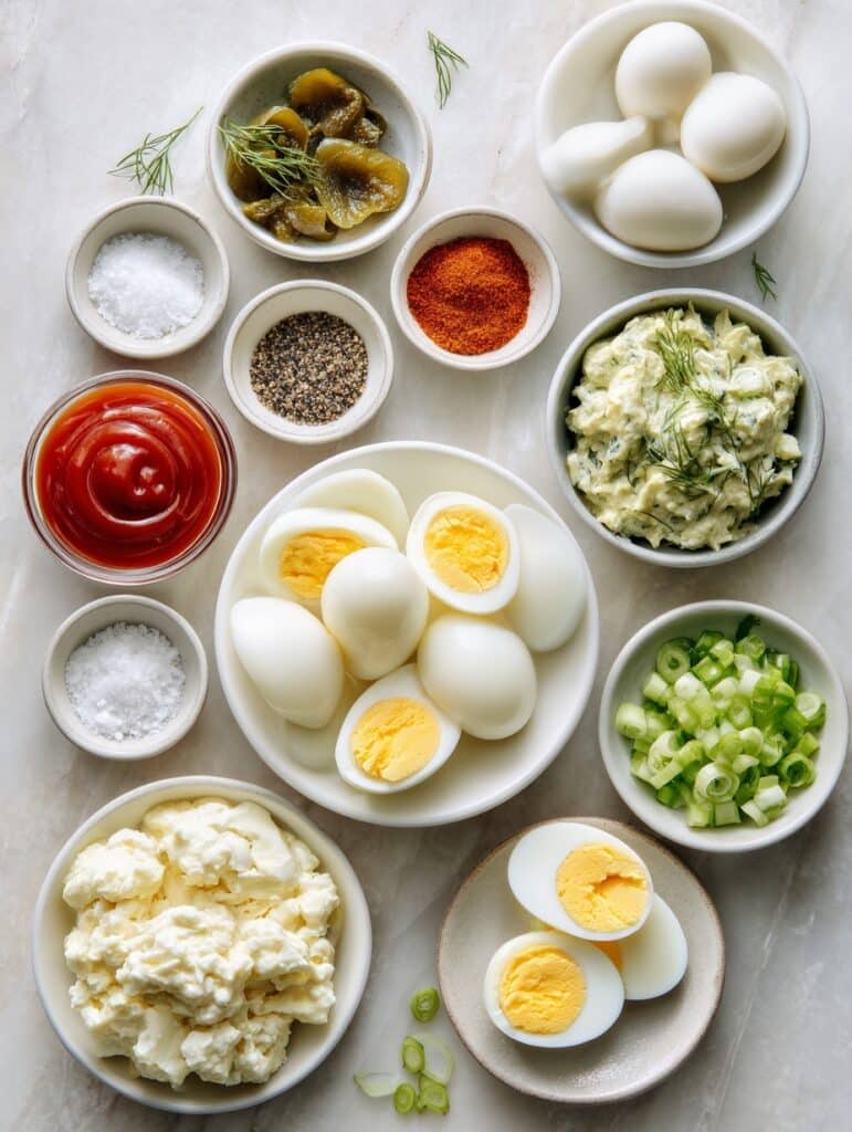 Spicy Bayou Deviled Eggs Recipe - Travelers Wizard