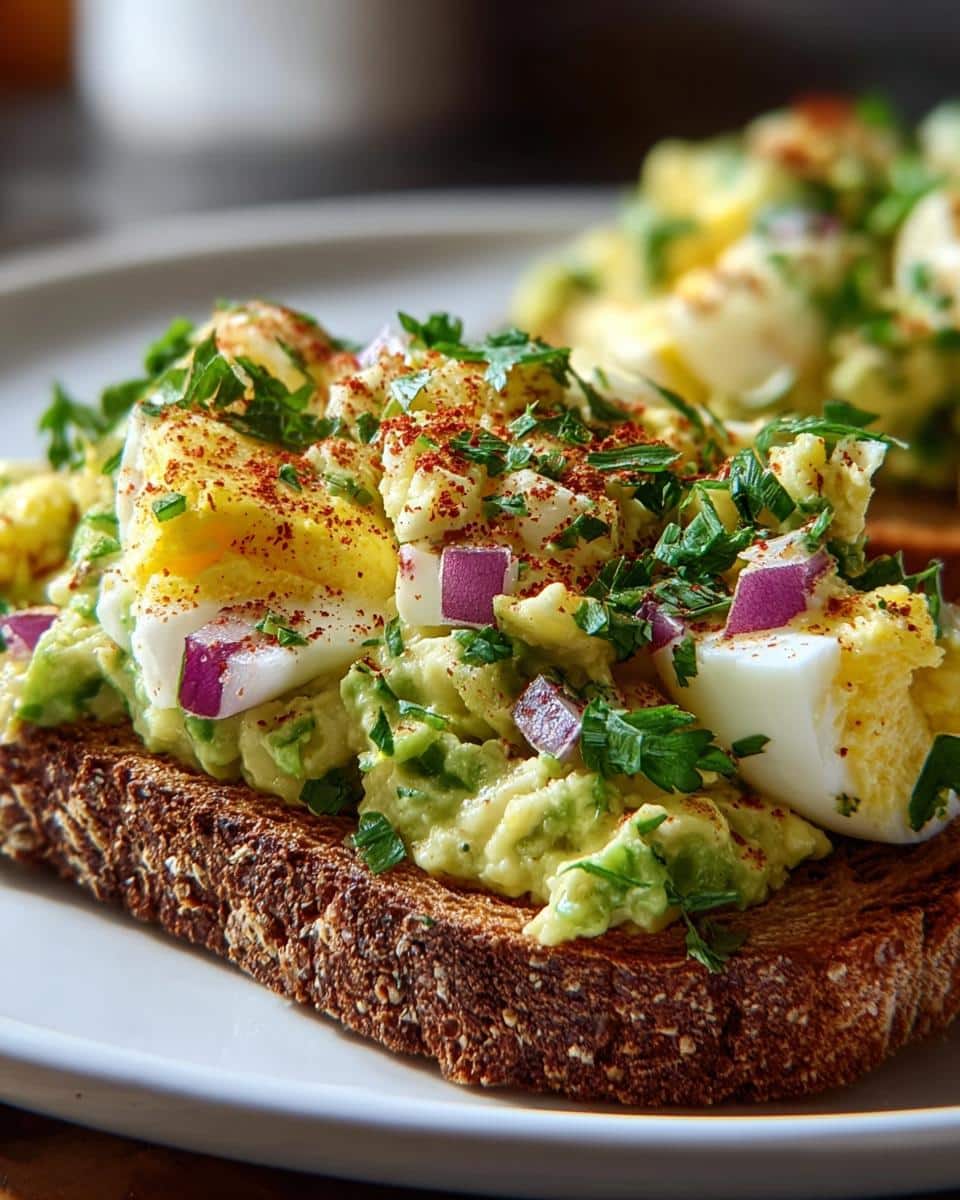 Avocado Egg Salad Toast Paprika - Travelers Wizard