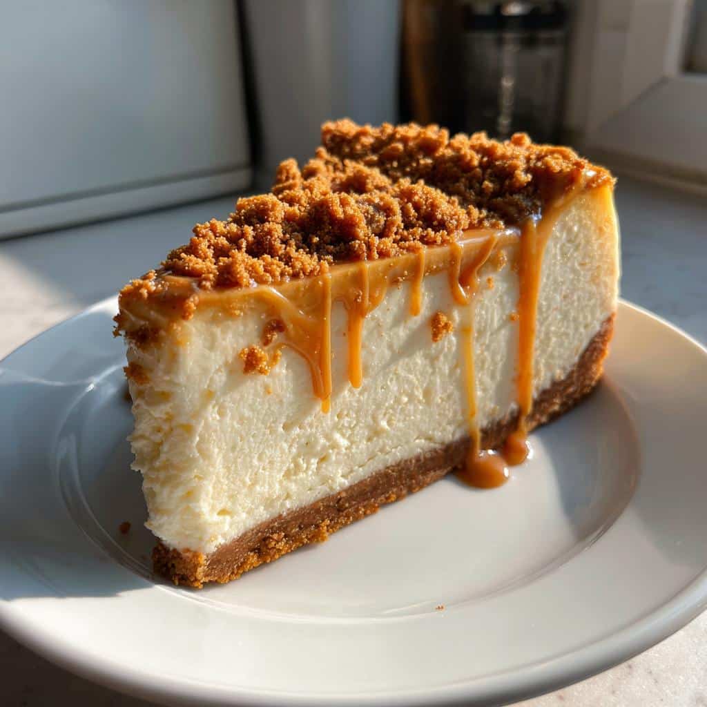 Irresistible Biscoff Cookie Butter Cheesecake Recipe - Travelers Wizard