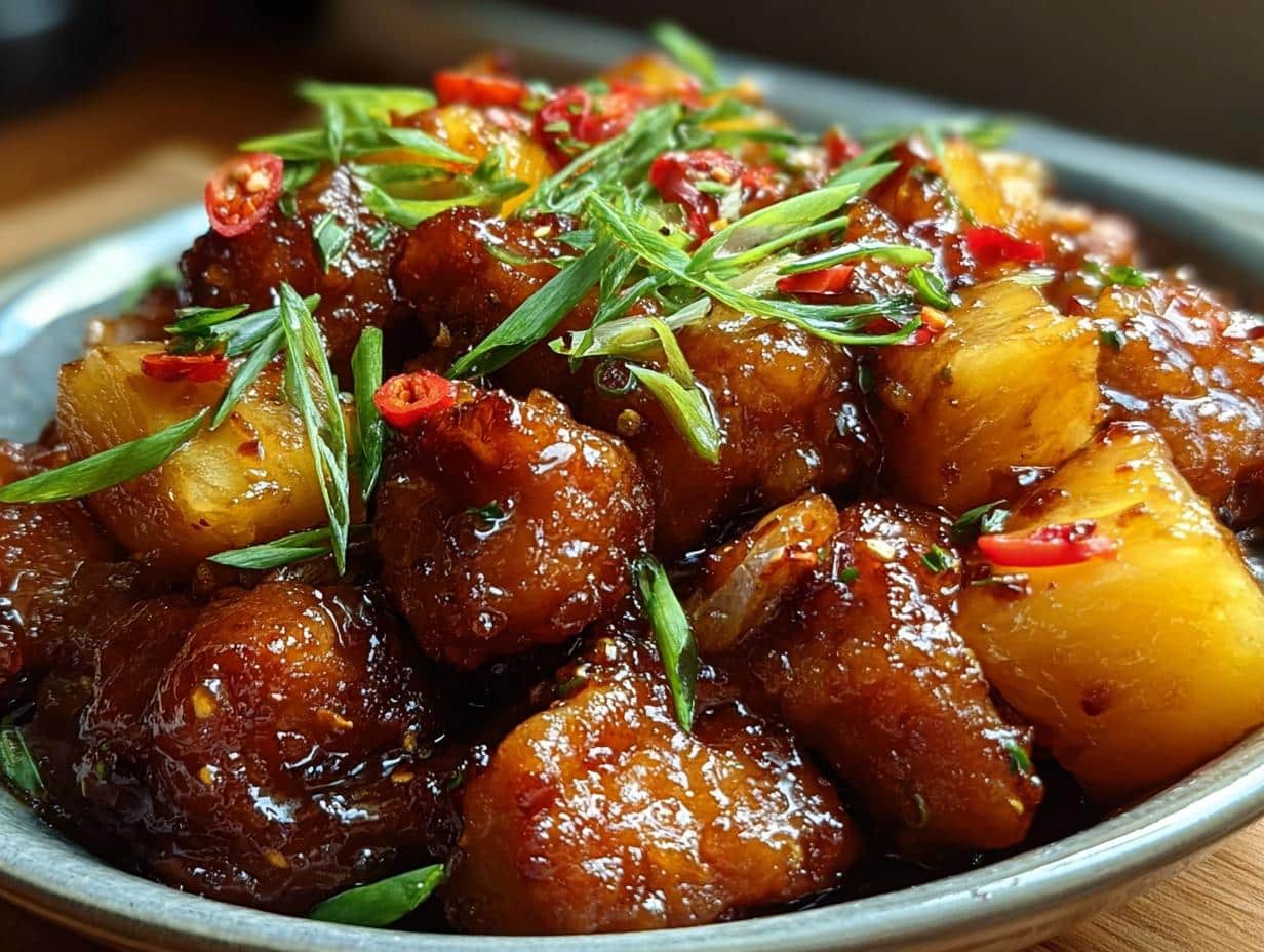Brown Sugar Pineapple Chicken - Travelers Wizard