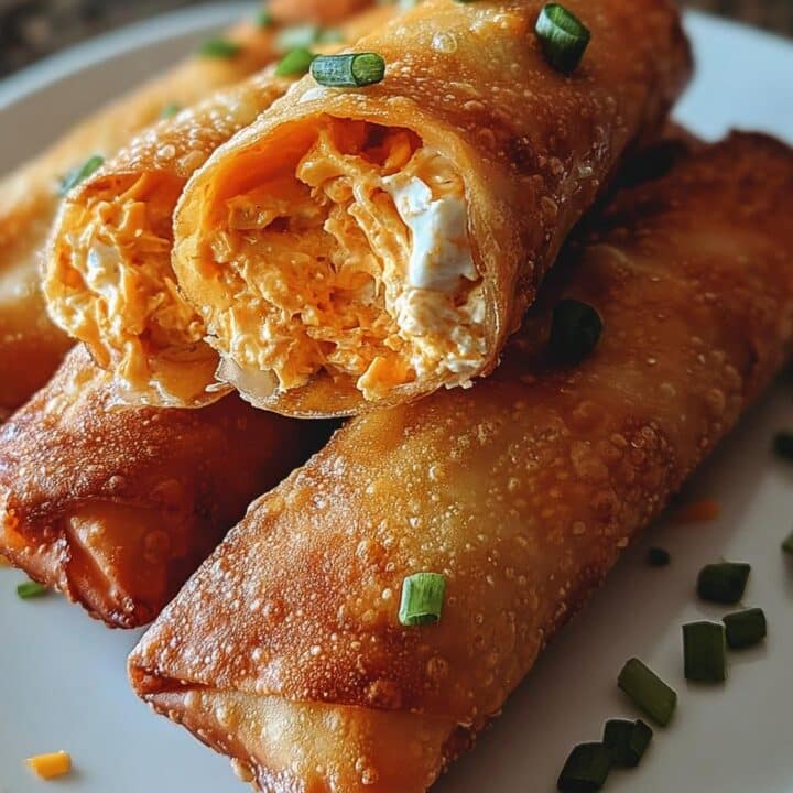 Buffalo Chicken Dip Egg Rolls - Travelers Wizard