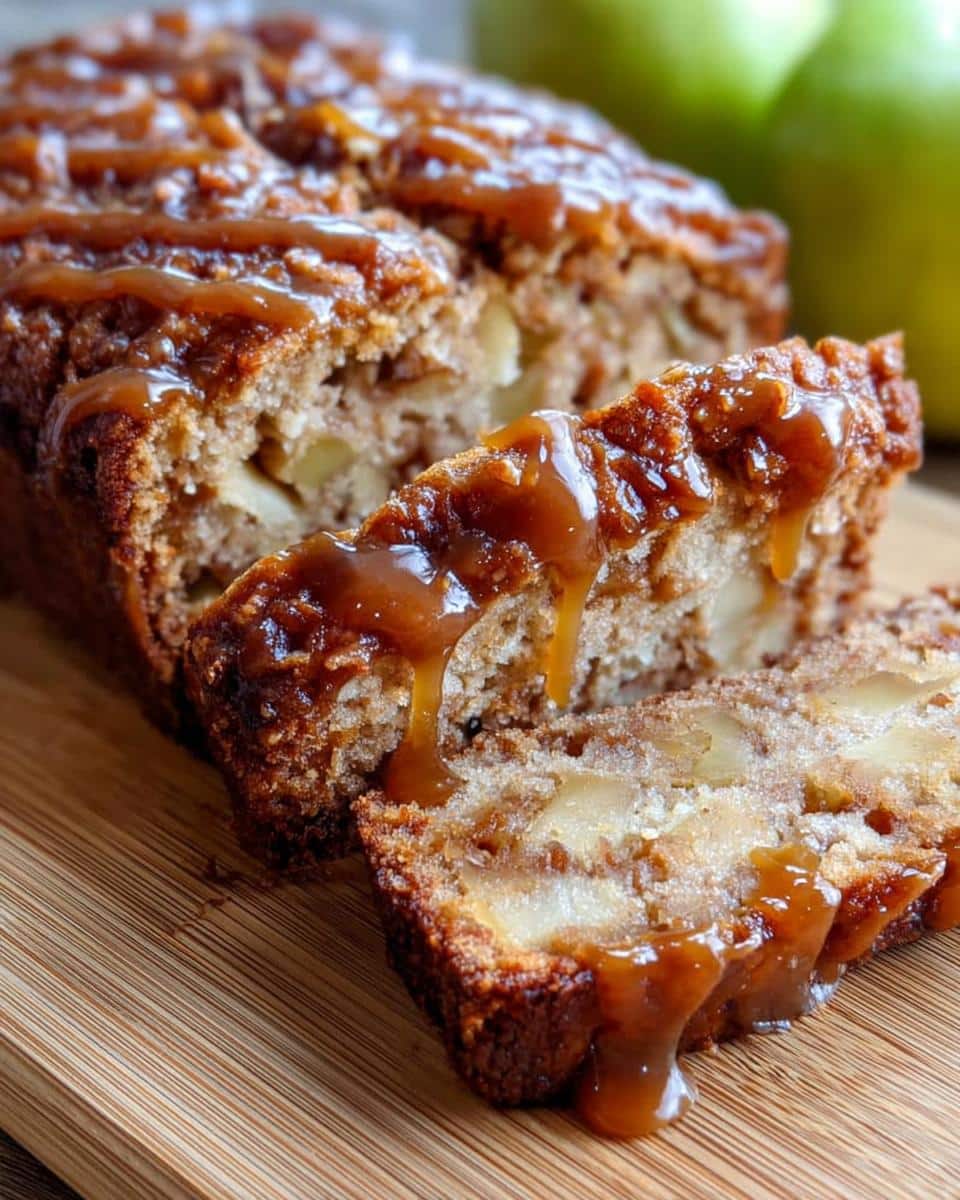 Caramel Apple Fritter Bread - Travelers Wizard