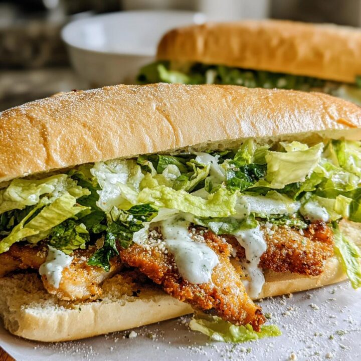 Crispy Chicken Caesar Sandwiches - Travelers Wizard