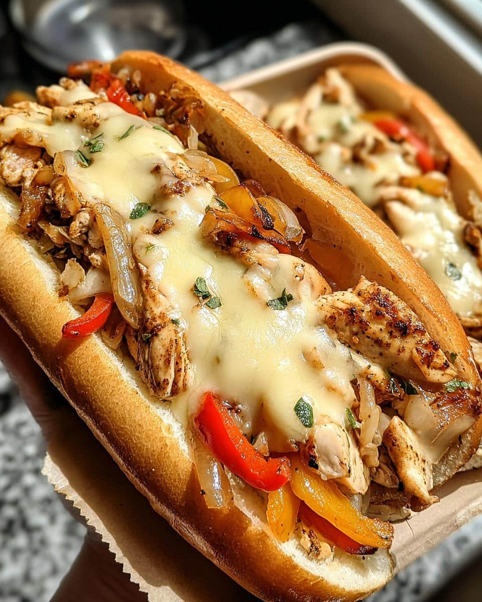 Chicken Philly Cheese Steaks - Travelers Wizard