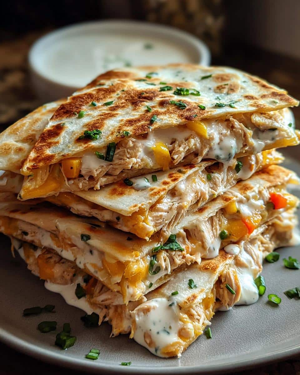 Chicken Ranch Quesadilla - Travelers Wizard