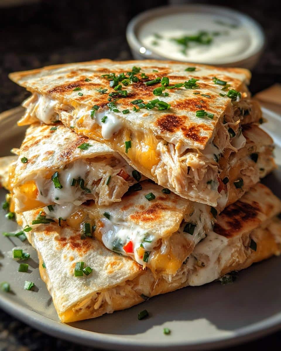 Chicken Ranch Quesadilla - Travelers Wizard