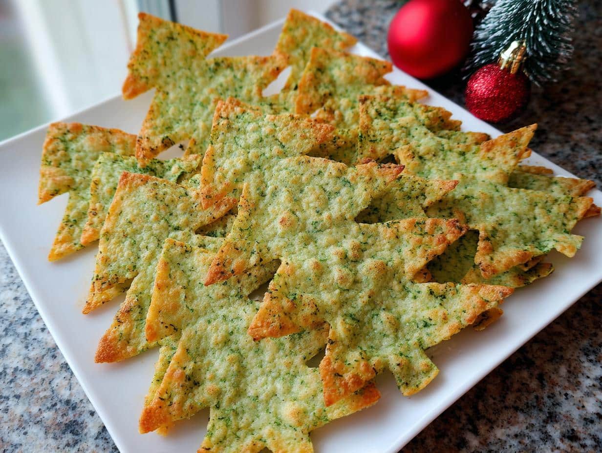Festive Christmas Tree Tortilla Chips Delight - Travelers Wizard