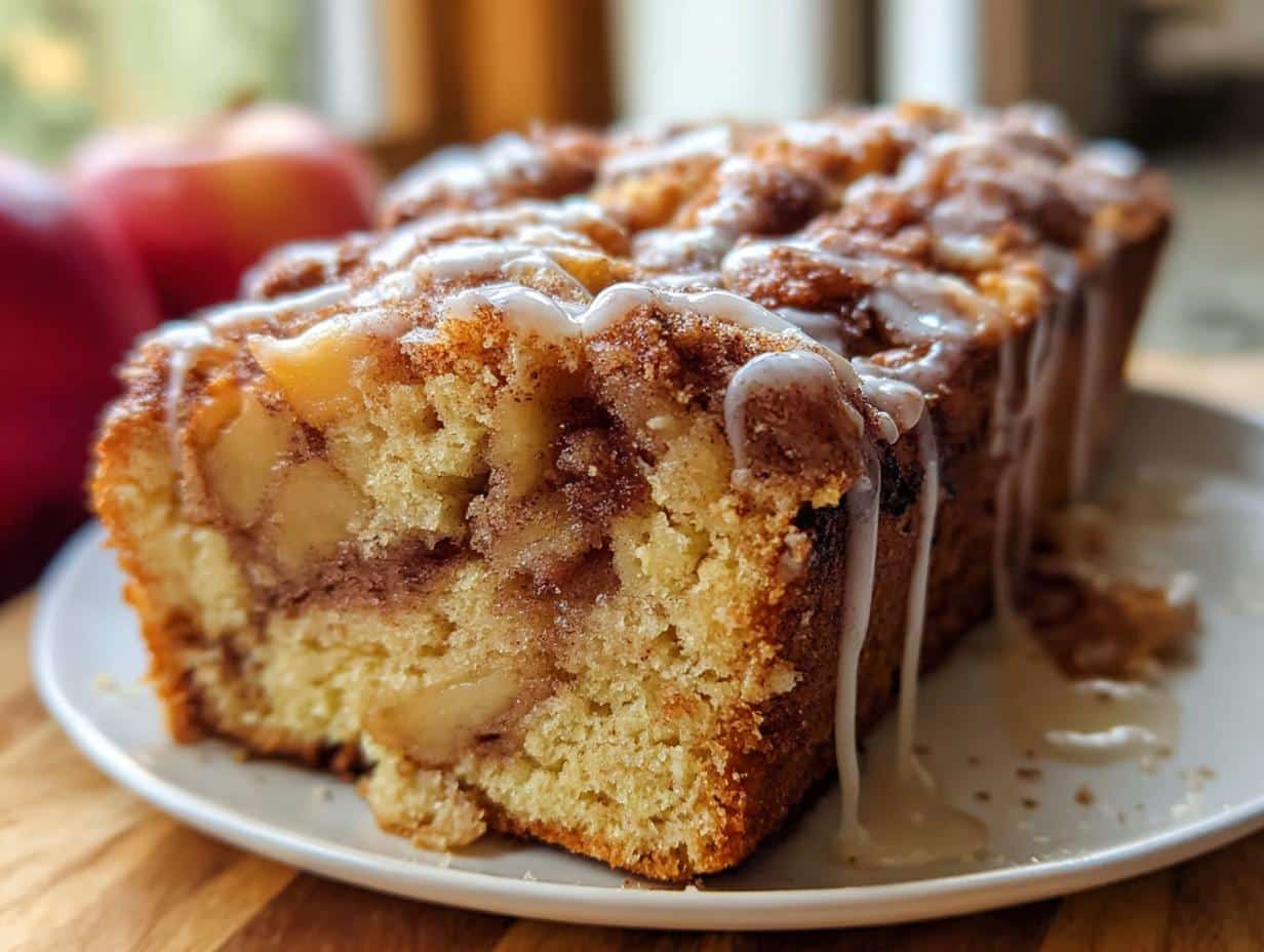 Cinnamon Apple Fritter Bread - Travelers Wizard