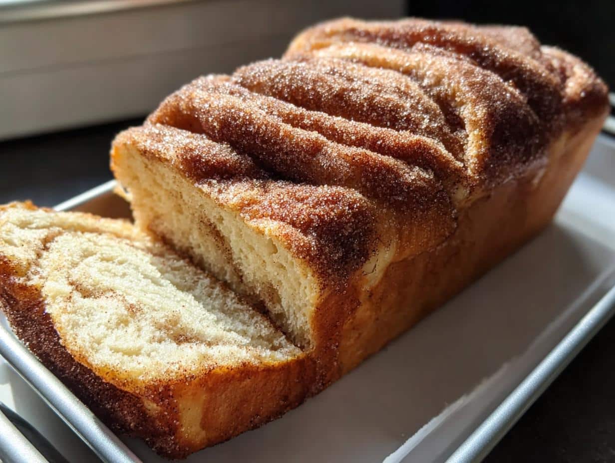Decadent Cinnamon Donut Bread - Travelers Wizard