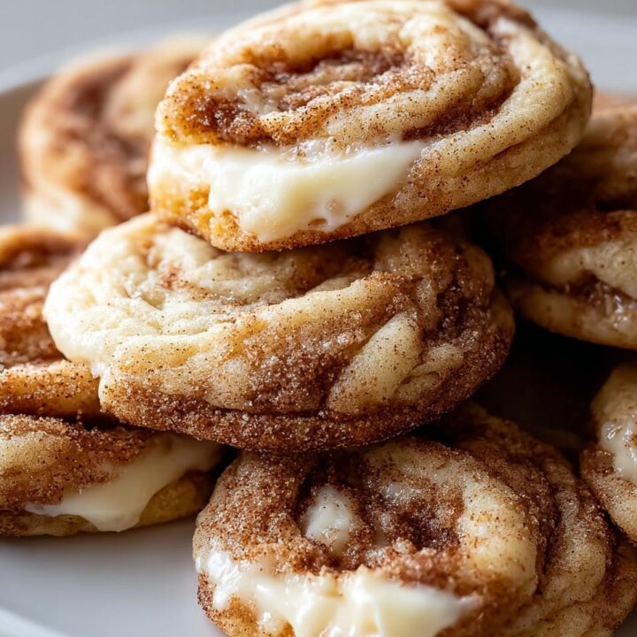 Cinnamon Roll Cheesecake Cookies - Travelers Wizard