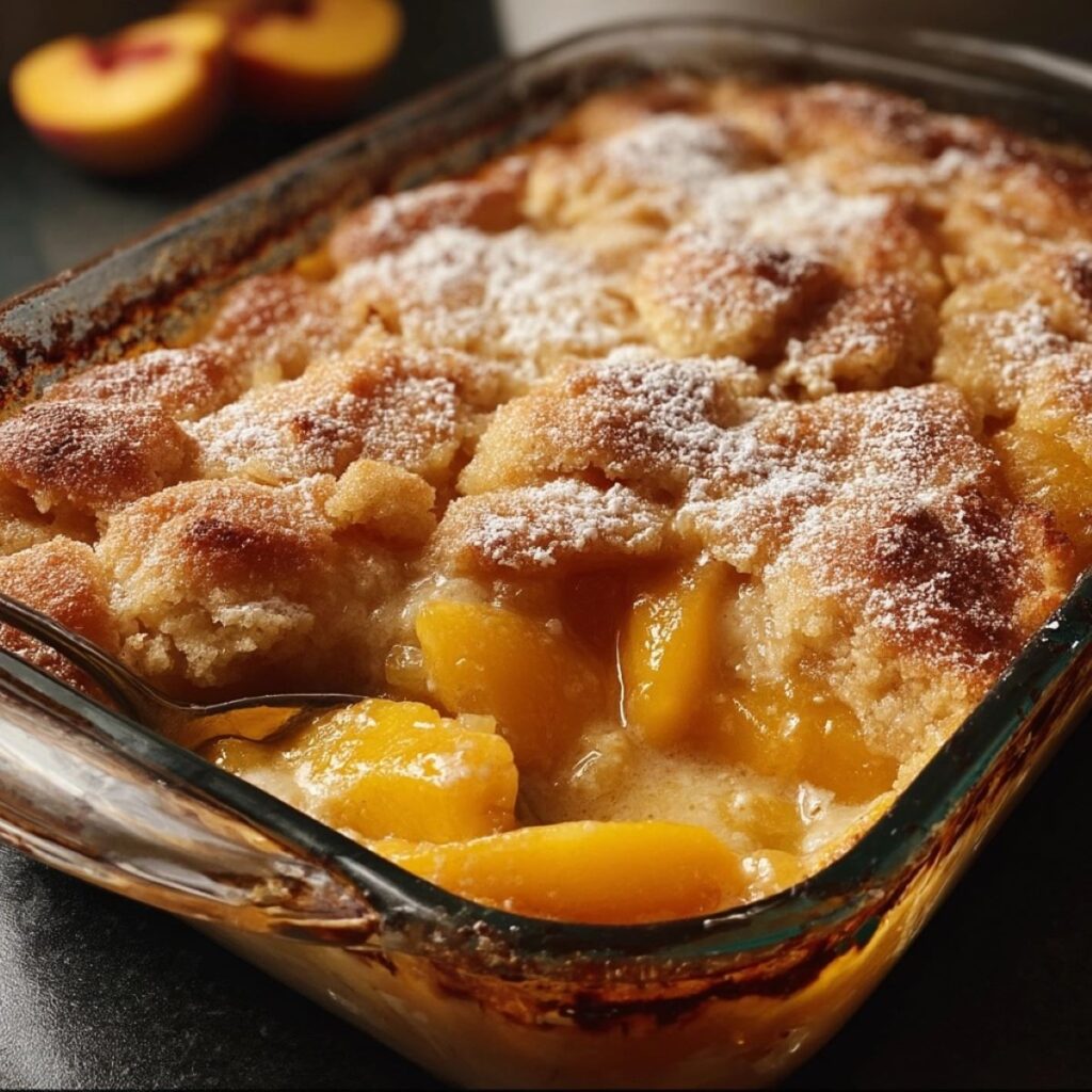 Classic Southern Peach Cobbler - Travelers Wizard