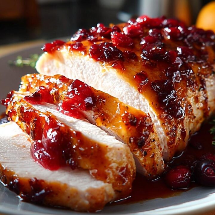 Cranberry Orange Glazed Turkey Chest - Travelers Wizard