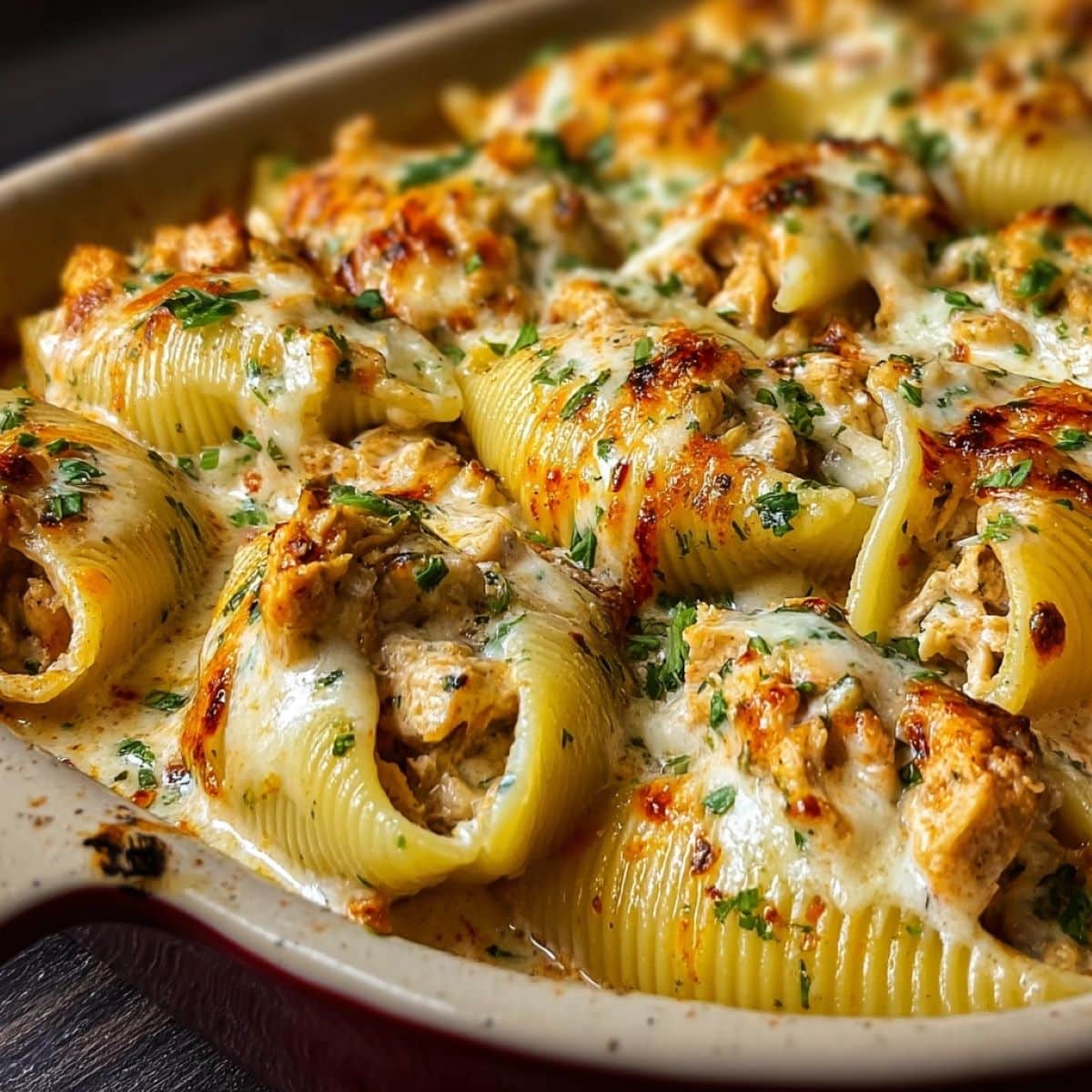 Creamy Cajun Chicken Shells - Travelers Wizard