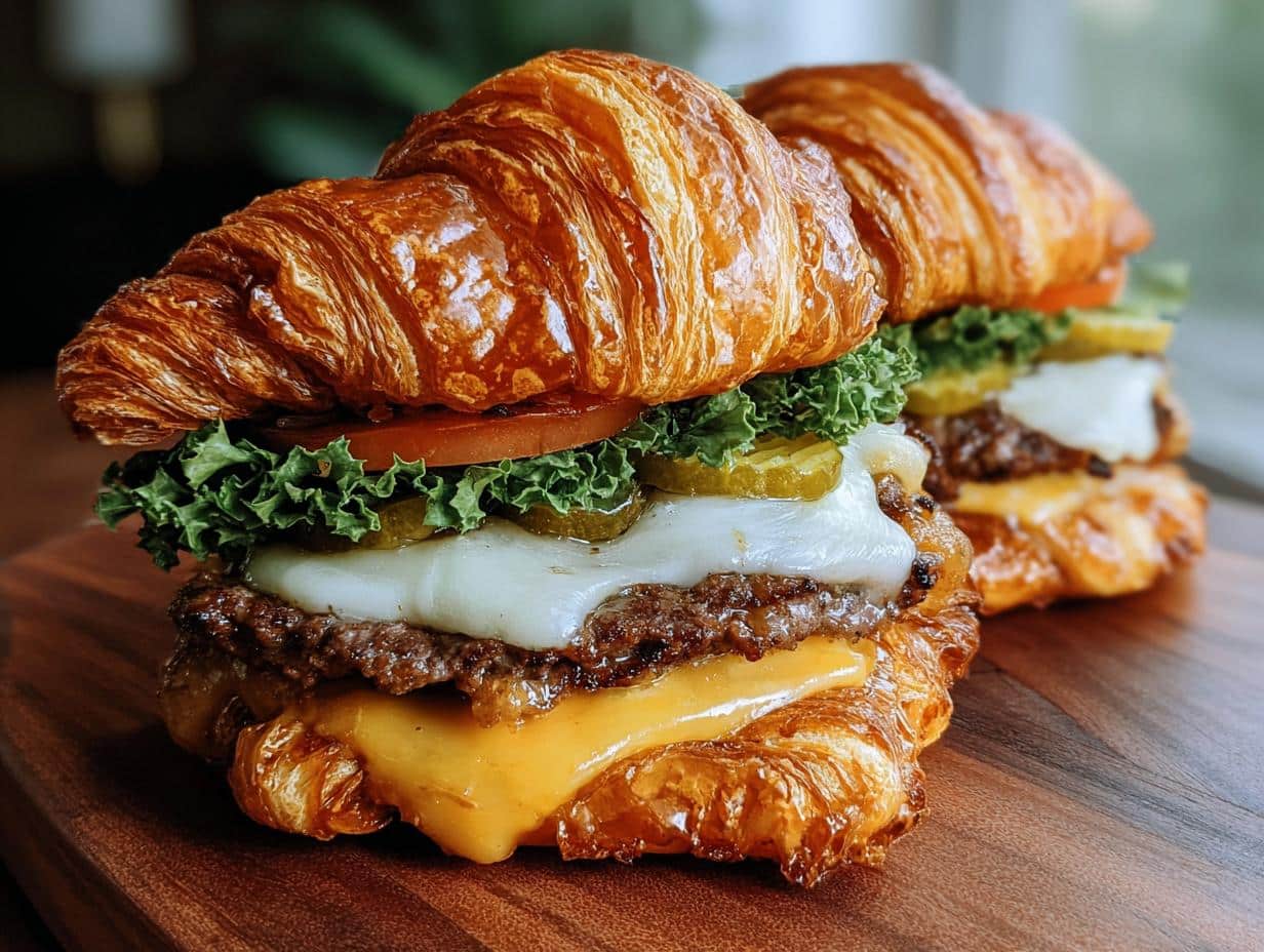 Croissant Smash Burgers - Travelers Wizard