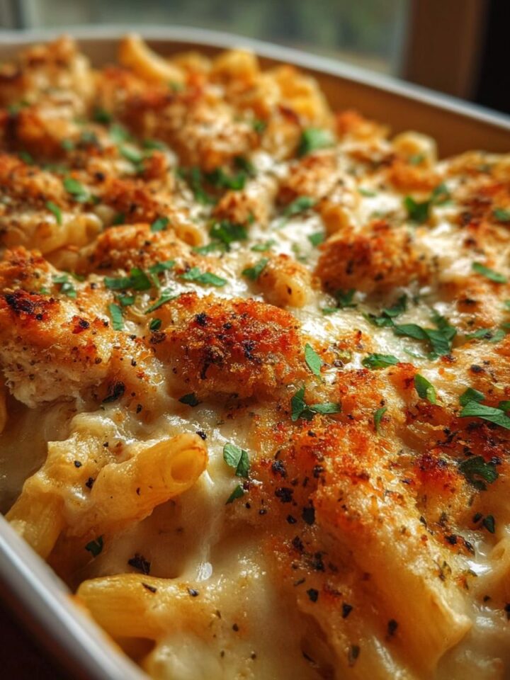 Dump-and-Bake Chicken Parmesan Casserole - Travelers Wizard