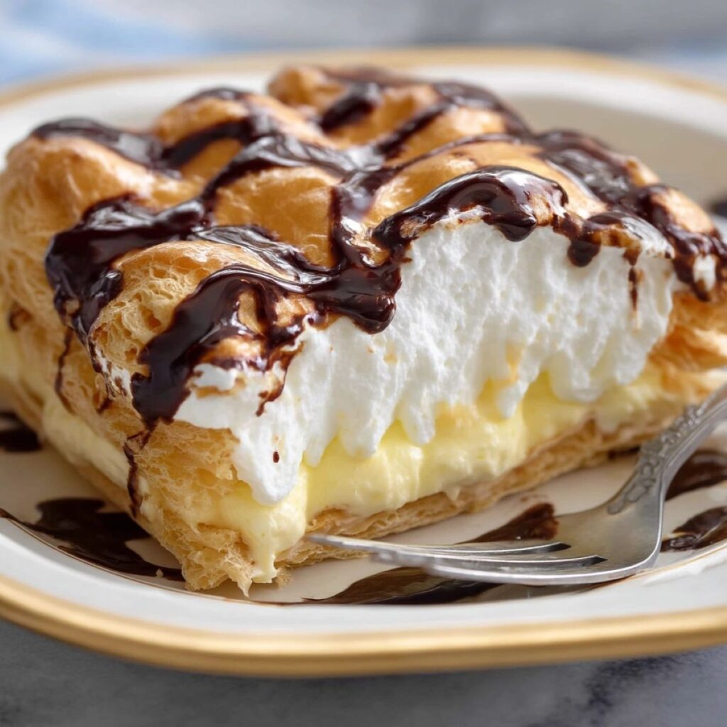 Easy Cream Puff Dessert - Travelers Wizard