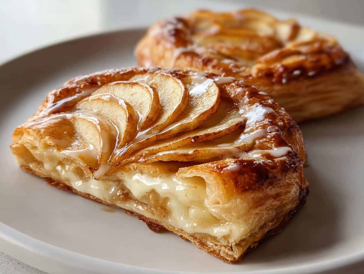 Espresso Apple Cream Cheese Danish Recipe - Travelers Wizard