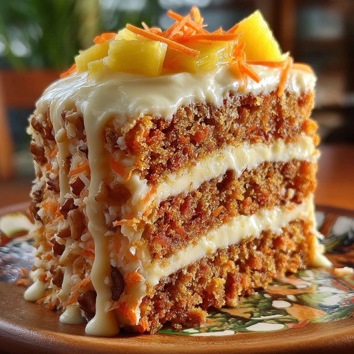 Hawaiian Carrot Pineapple Cake - Travelers Wizard