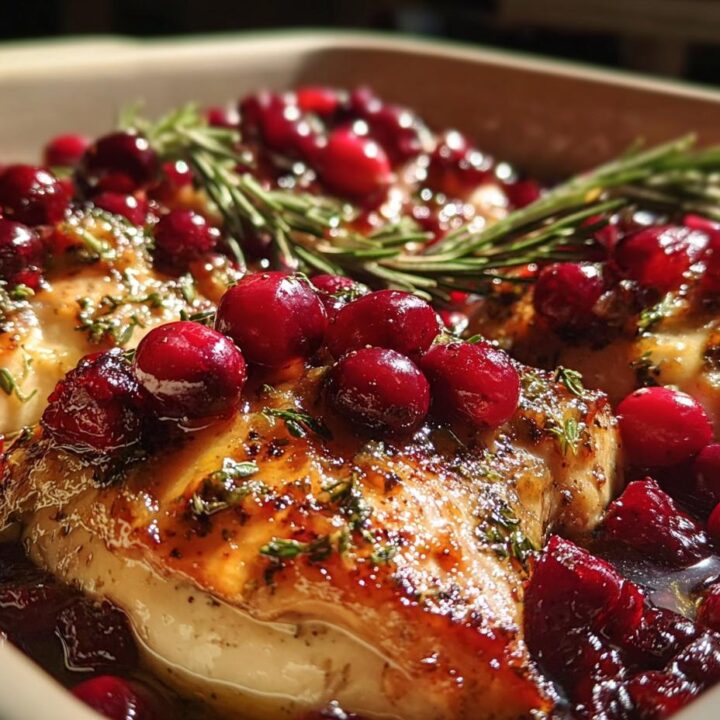 Holiday Cranberry Chicken Bake - Travelers Wizard