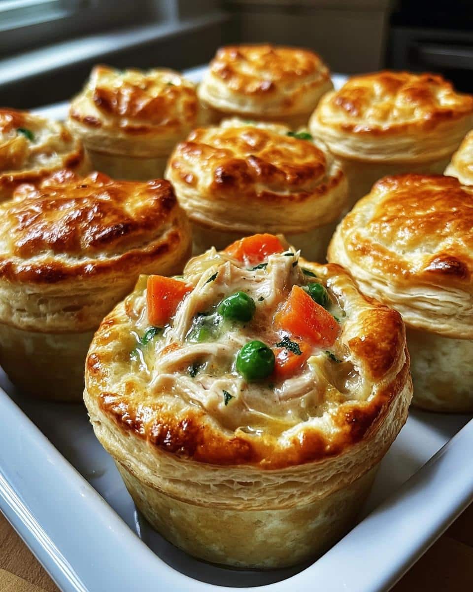 Homemade Mini Chicken Pot Pies - Travelers Wizard