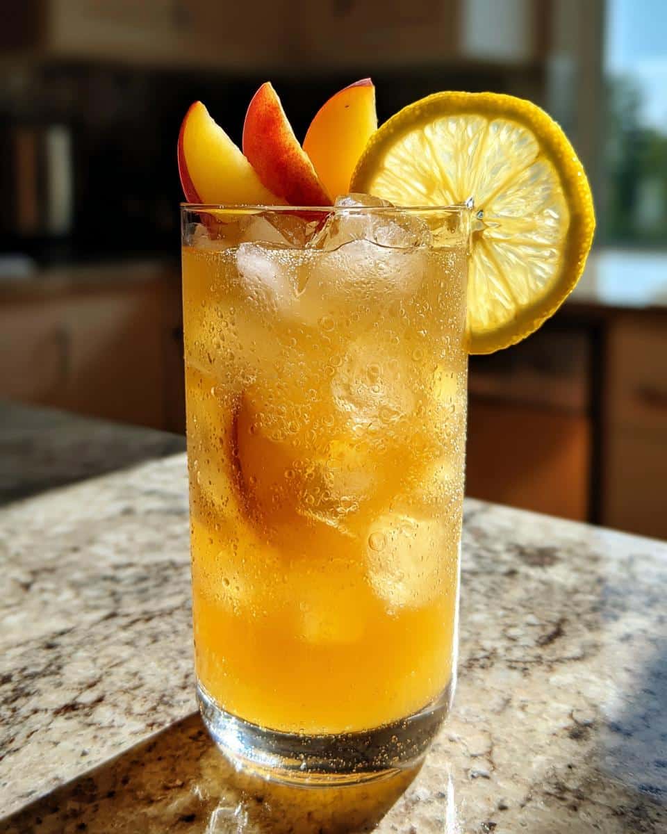 Homemade Peach Lemonade Everyone Will Love - Travelers Wizard