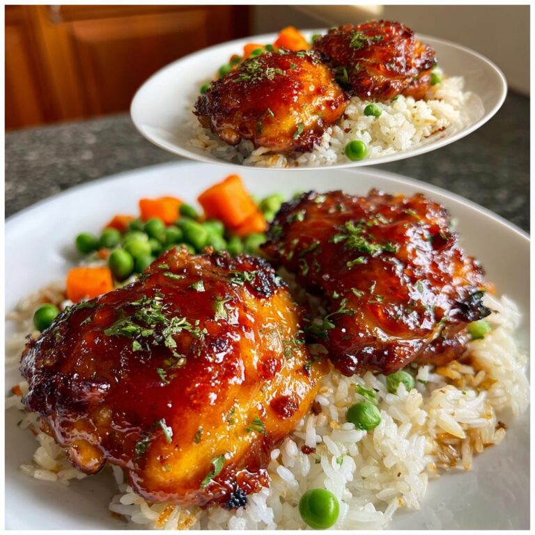 Honey BBQ Chicken Rice - Ready in 35 Minutes! - Homemade Kitchen