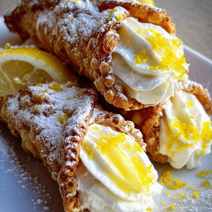 Lemon Meringue Pie Cannoli - Travelers Wizard