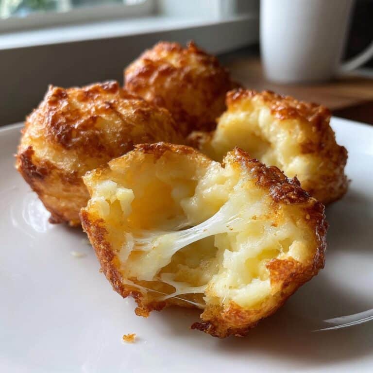 Crispy Mashed Potato Cheese Puffs - Travelers Wizard