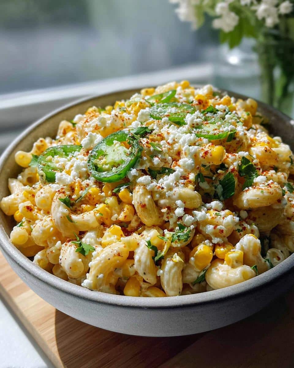Mexican Street Corn Pasta Salad - Travelers Wizard