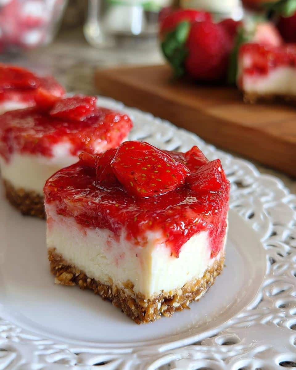 Mini Strawberry Pretzel Salad Cheesecake - Travelers Wizard