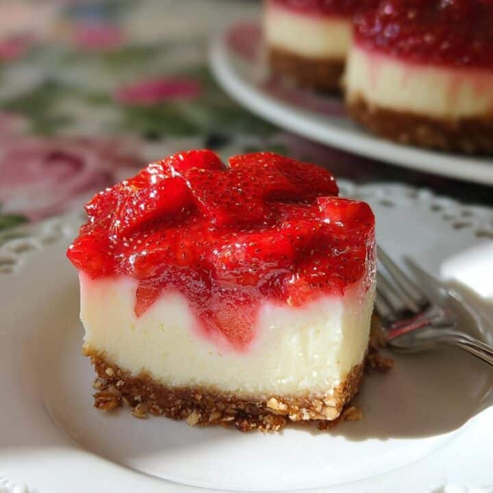 Mini Strawberry Pretzel Salad Cheesecake - Travelers Wizard