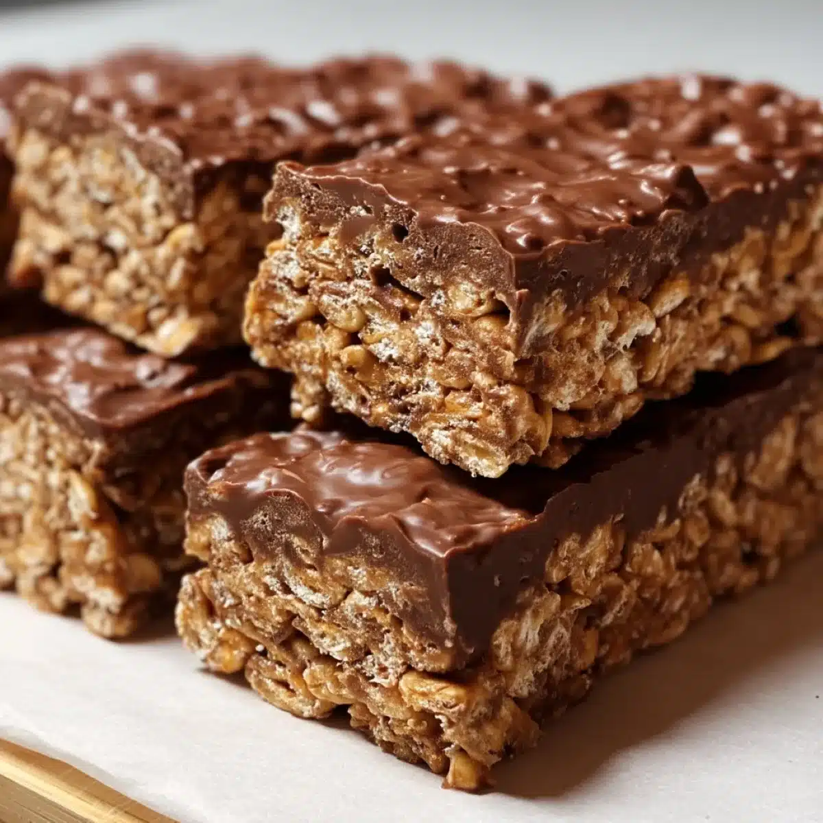 No-Bake Chocolate Peanut Butter Crunch Bars - Travelers Wizard