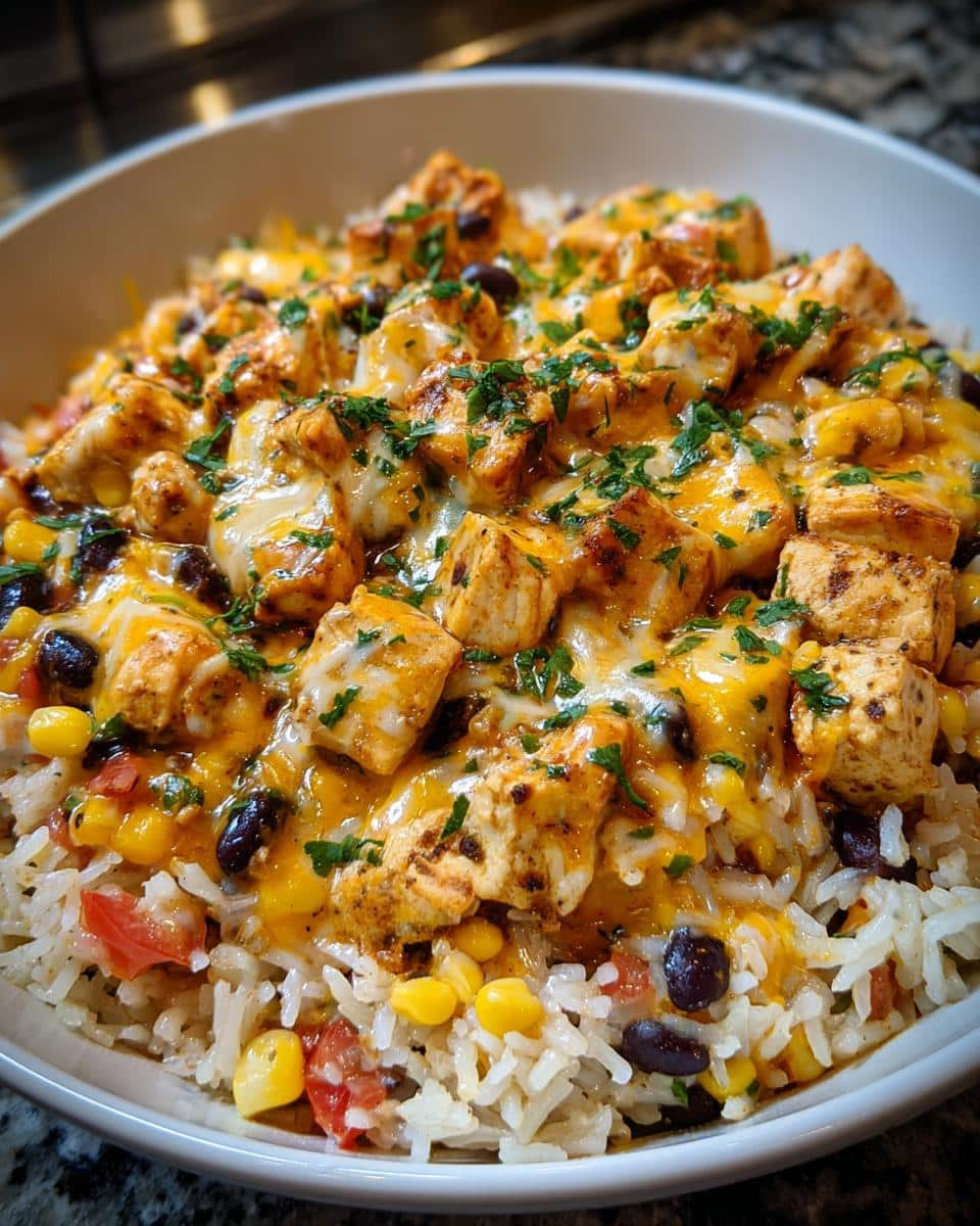 One-Pot Cheesy Southwest Chicken & Rice - Travelers Wizard