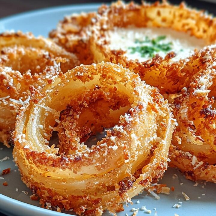 Crispy Parmesan Onion Rings - Travelers Wizard