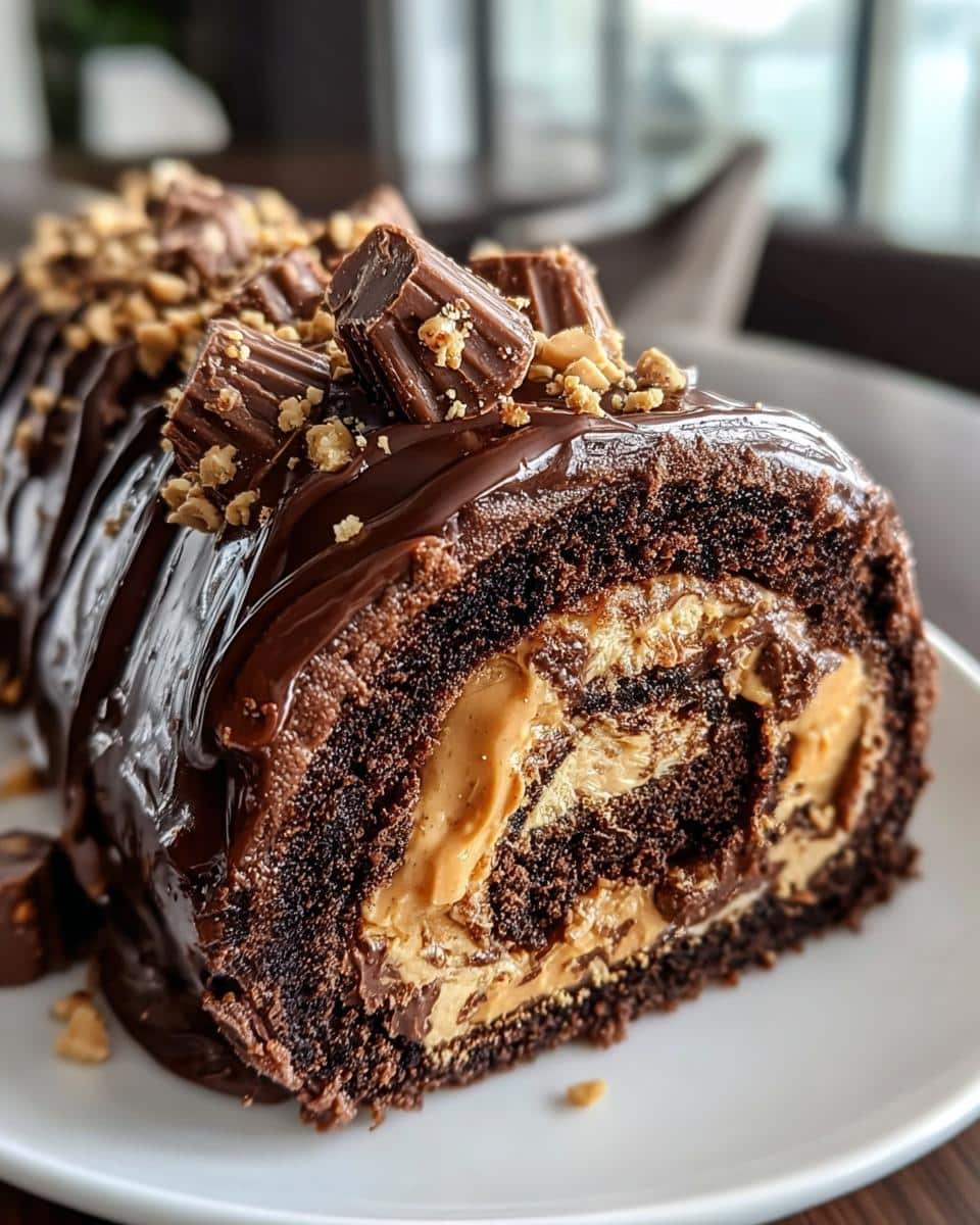 Peanut Butter Cup Chocolate Roll - Travelers Wizard