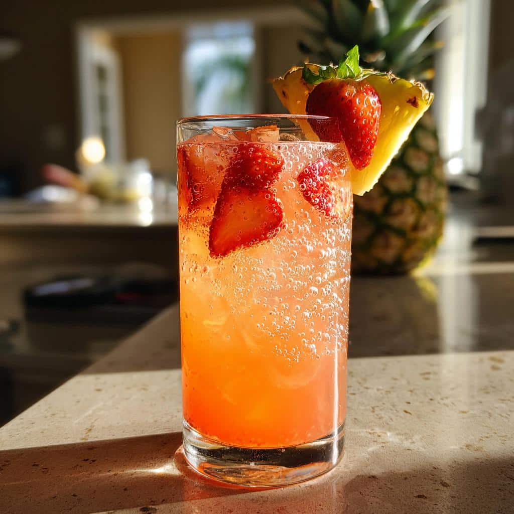 Refreshing Pineapple Strawberry Agua Fresca Recipe - Travelers Wizard