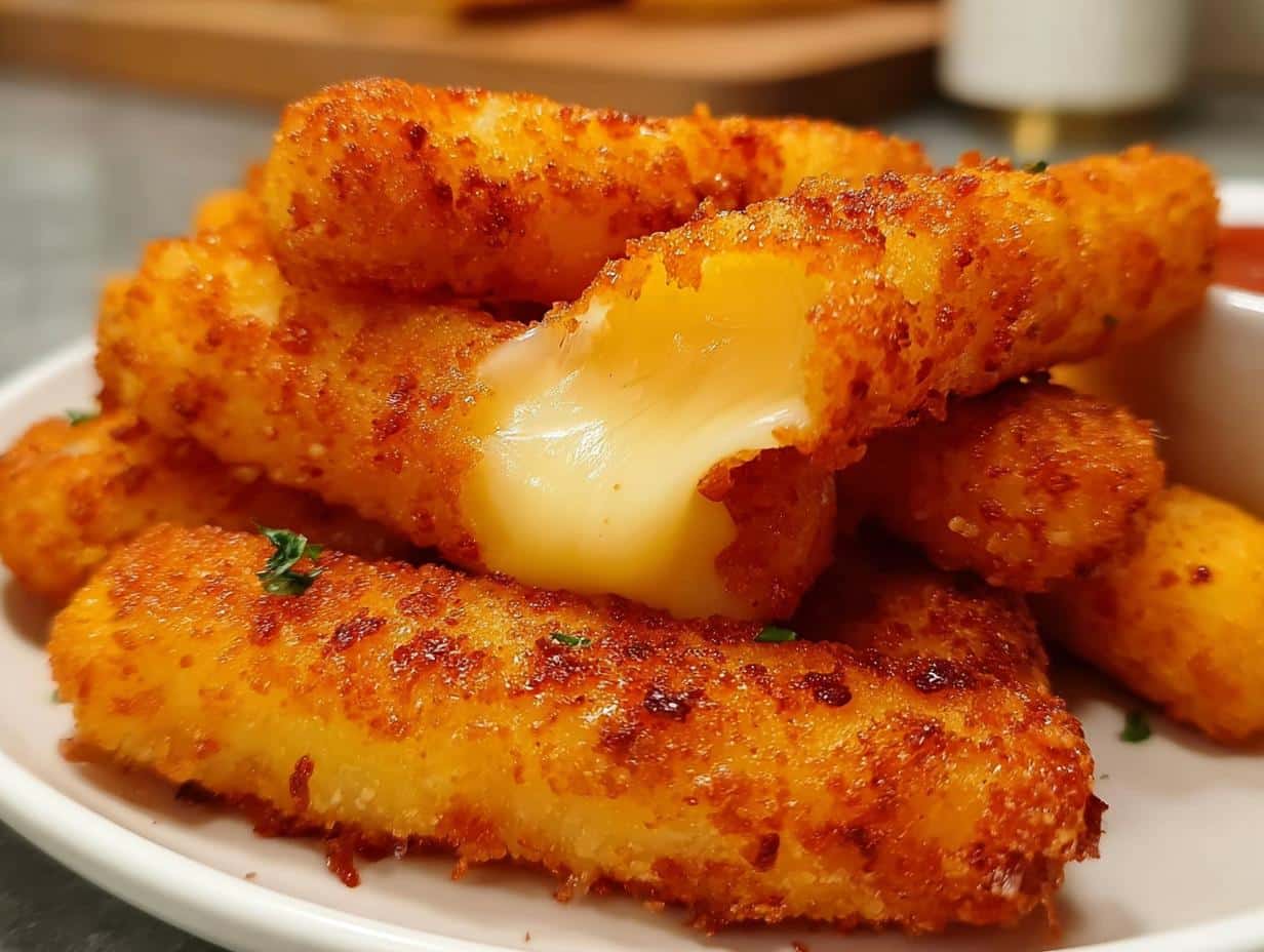 Crispy Potato Cheese Sticks - Travelers Wizard