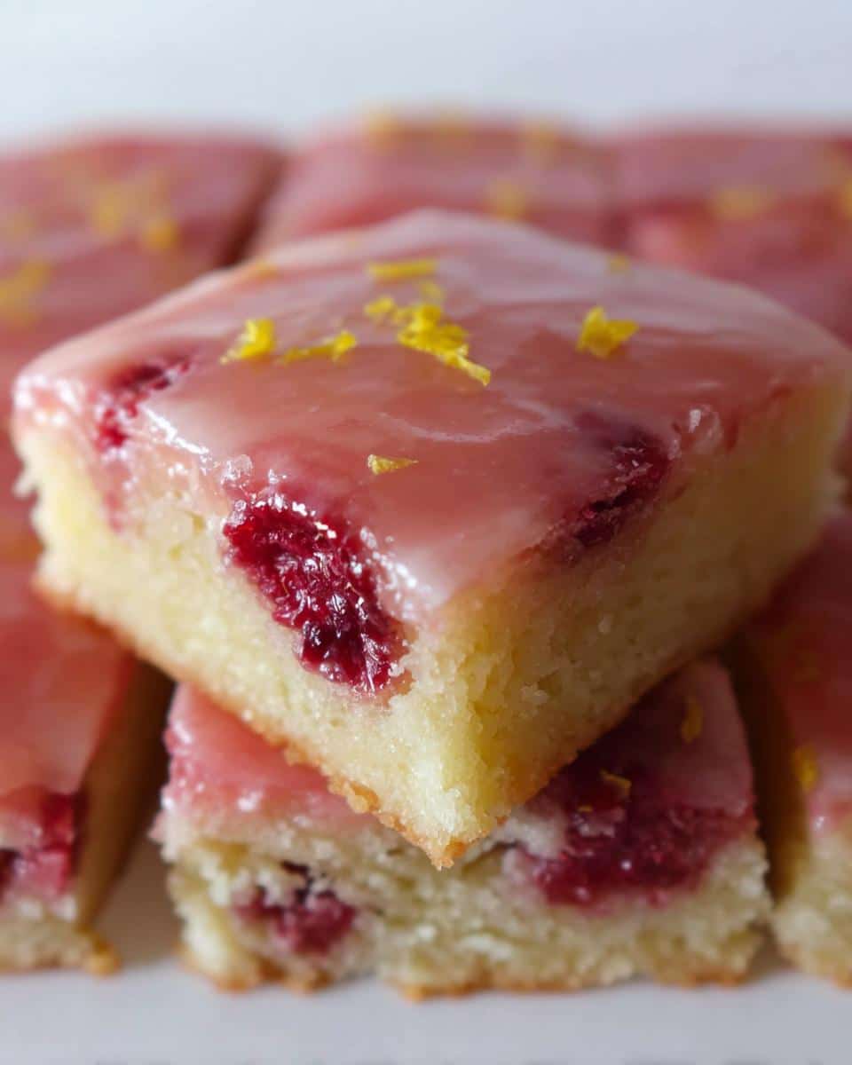 Raspberry Lemonade Bars - Travelers Wizard
