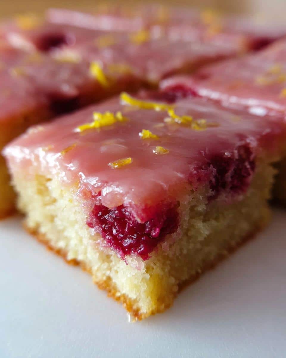 Raspberry Lemonade Bars - Travelers Wizard