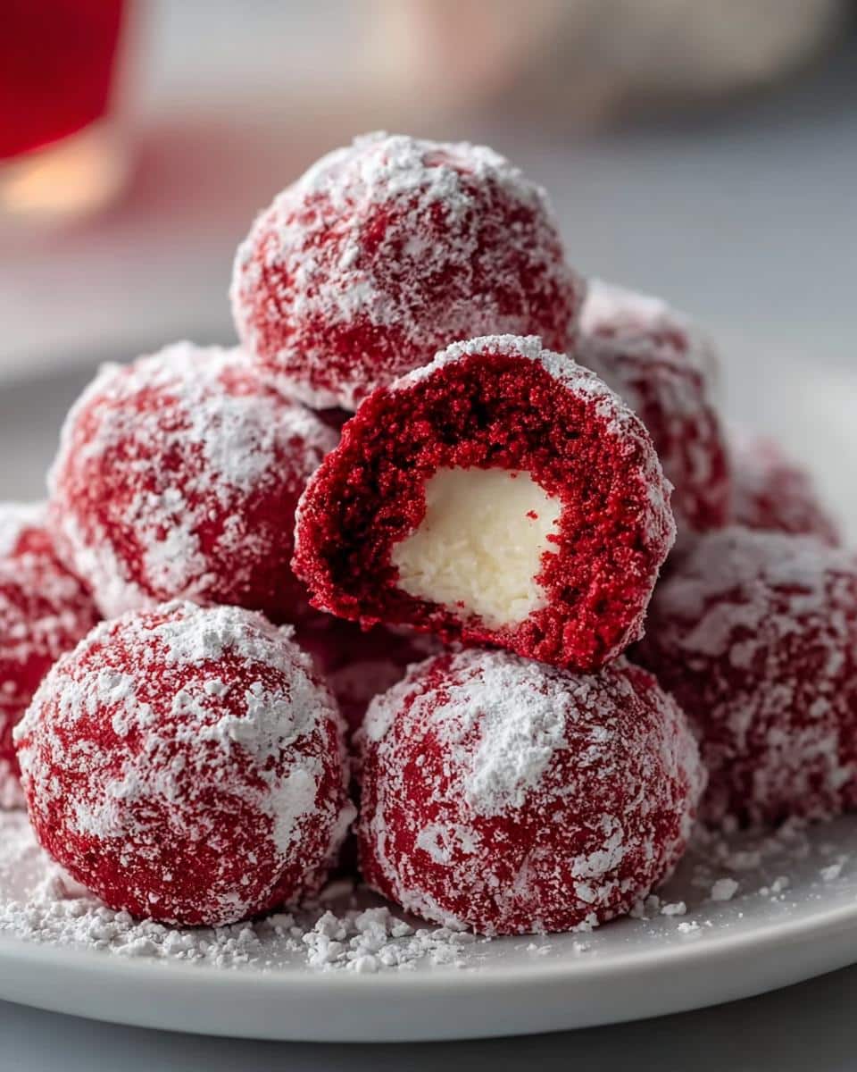 Red Velvet Snowballs - Travelers Wizard