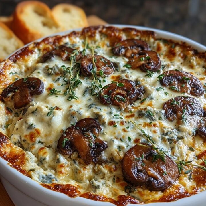 Stuffed Mushroom Dip - Travelers Wizard