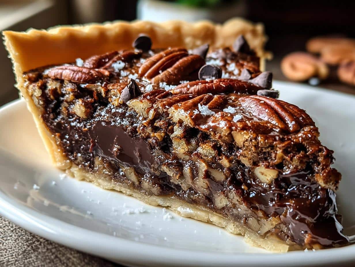 Texas Chocolate Pecan Pie - Travelers Wizard