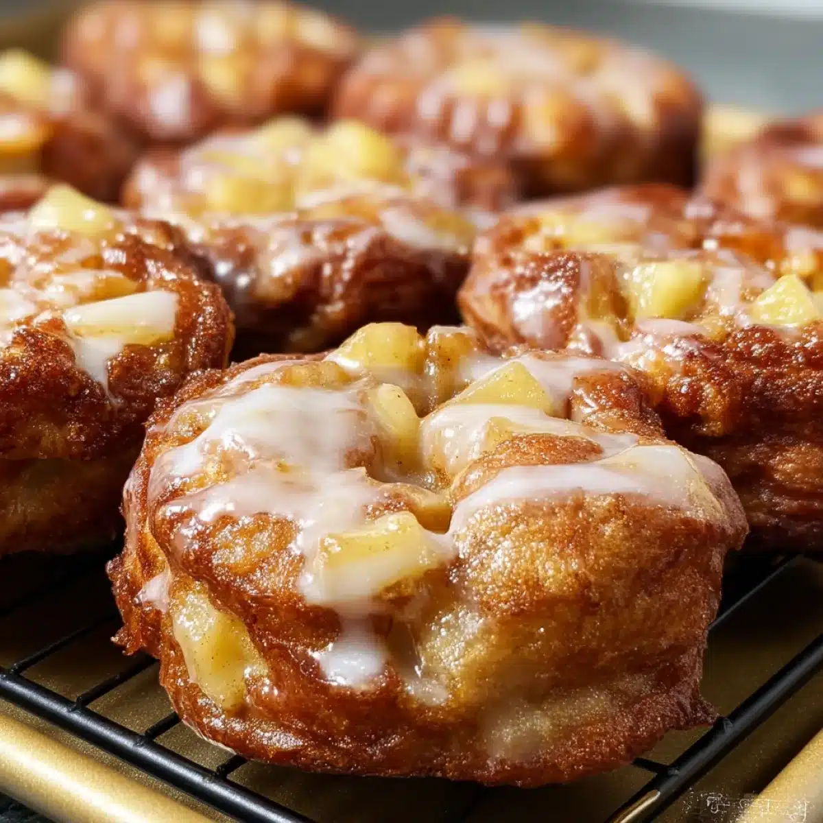 Warm Baked Apple Fritters - Travelers Wizard