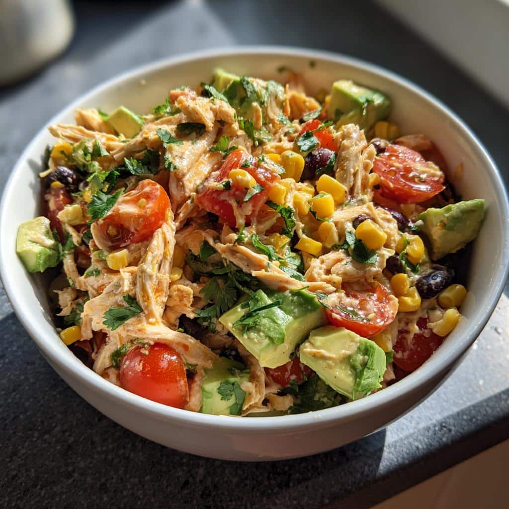 Zesty Southwest Chicken Salad Bowl: A Flavor-Packed Meal - Travelers Wizard
